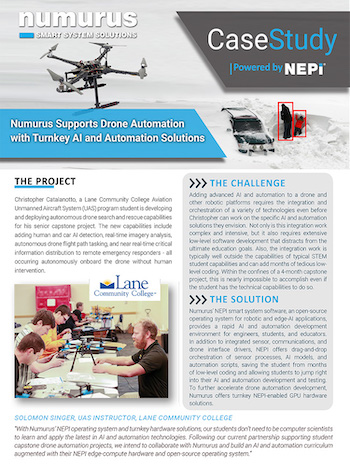 Case Studies: Numurus Supports Drone Automation with Turnkey AI and Automation Solutions